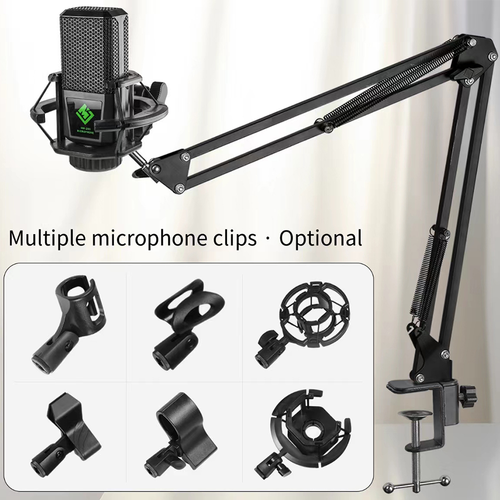 Microphone StandMicrophone Cantilever StandMetal Folding Telescopic ...