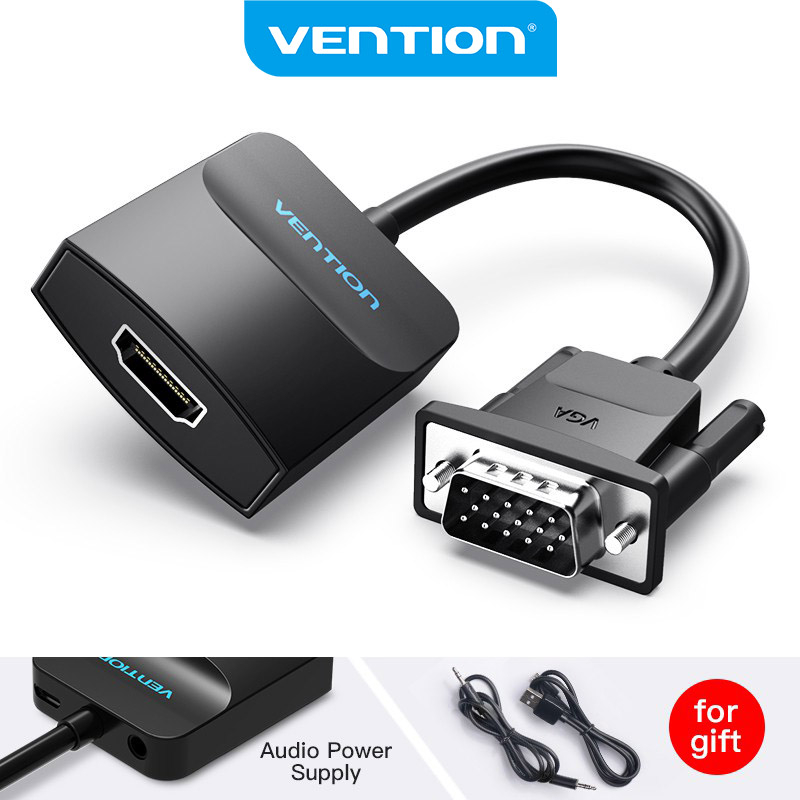 Vention VGA To HDMI Converter 1080P Projector Digital For PC Laptop ...