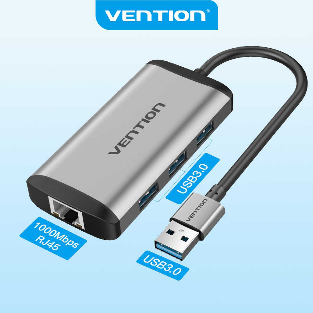 Vention USB To Rj45 Ethernet Network Adapter Hub Converter | Shopee ...
