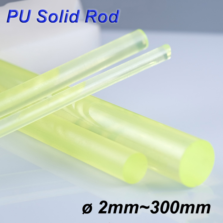 PU Solid Bar Bull Bar Ø 2mm~300mm Polyurethane Bar Elastic Rubber Bar ...