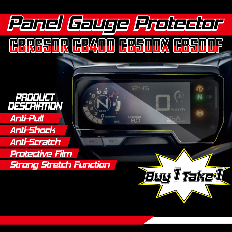 (Buy 1 take 1) Honda cbr650 speedometer screen panel gauge protector ...