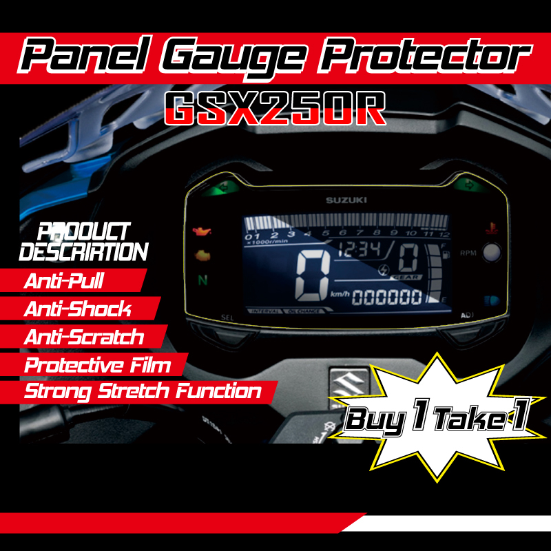 (Buy 1 take 1) Suzuki gsx250r speedometer screen panel gauge protector ...