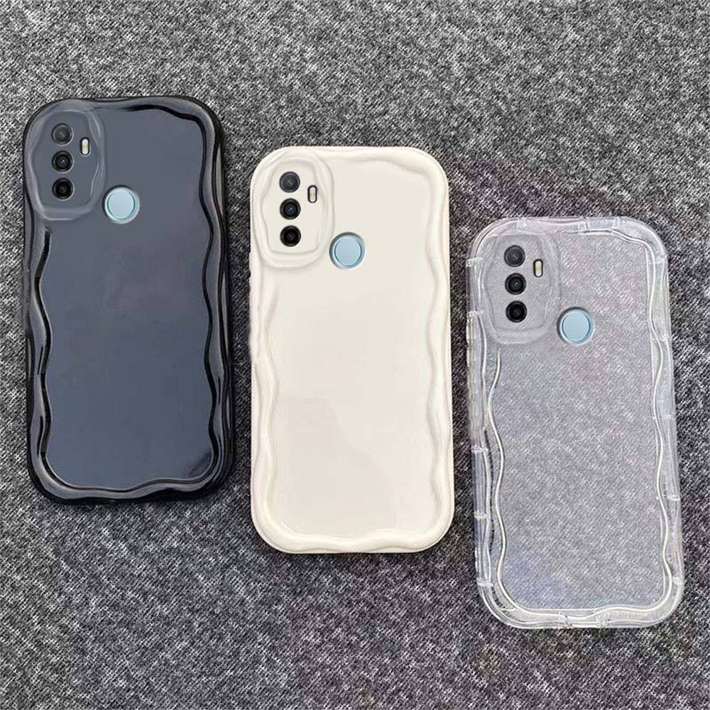 Redmi Note 8 Pro 9S 9 Airbag Shockproof Camera Protection Wave Bumper Design Slim Clear Soft TPU ...