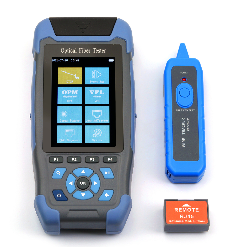 OTDR optical time domain reflectometer 60KM light source VFL OPM Event ...