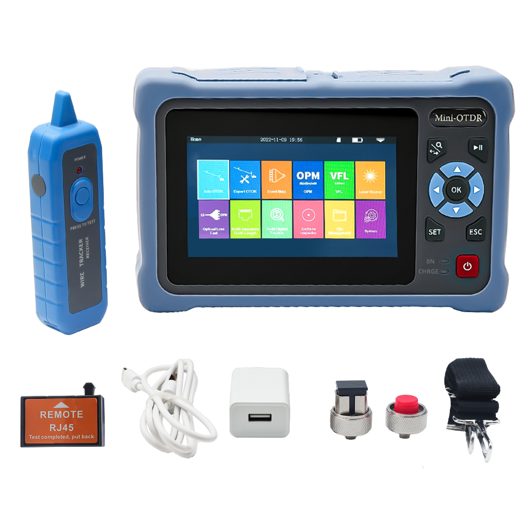 Touch Screen type OTDR 1310/1550nm 26/24dB optical time domain ...