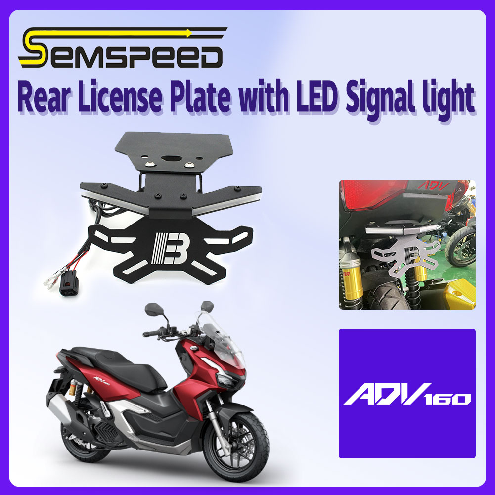 【SEMSPEED】For Honda ADV160 ADV 160 2022-2025 Motorcycle Foldable Rear ...