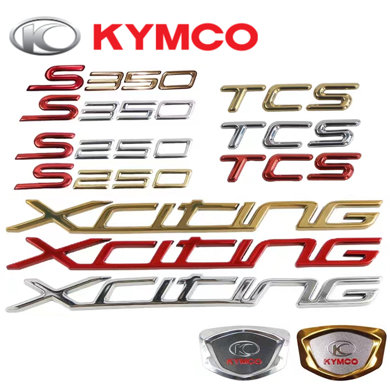 KYMCO Xciting S350 S250 Original Logo Alloy sticker | Shopee Philippines
