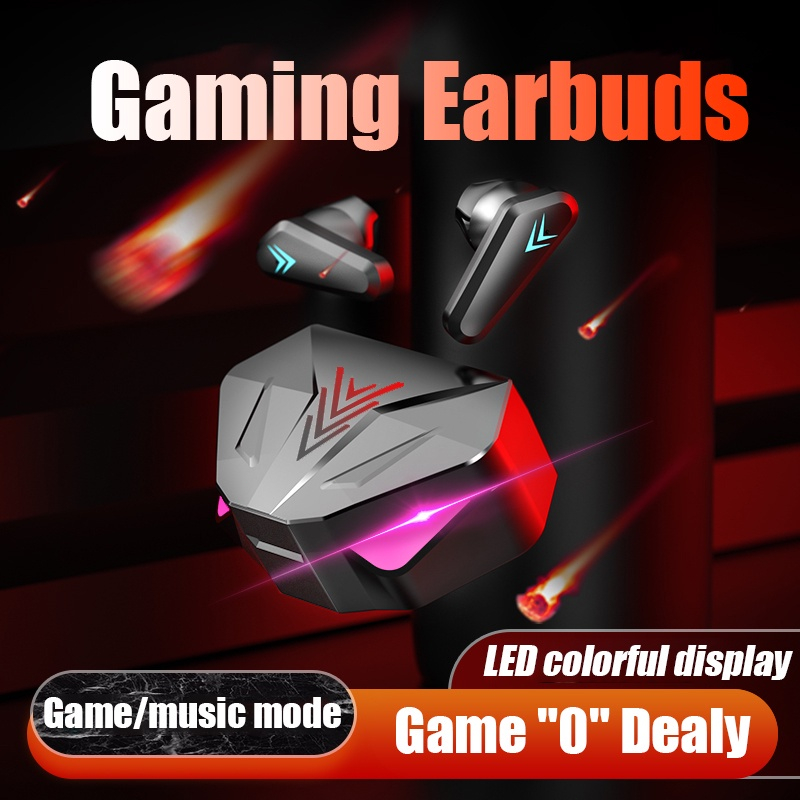 X15 TWS Bluetooth Earphone V5.2 LED Smart Display Headphone Hifi Stereo ...