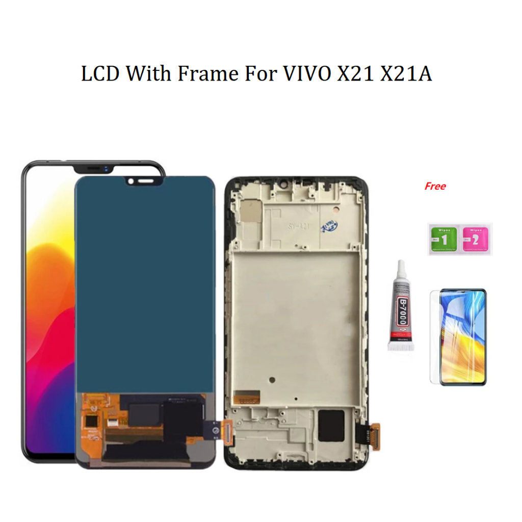 LCD with Frame For VIVO X21 X21A X21i 1725 LCD Display with Bezel Touch ...