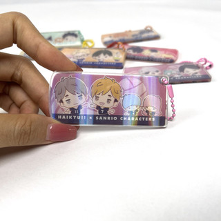 Volleyball Junior Keychain Haikyuu Key Ring Haikyuu Sanrio Laser ...