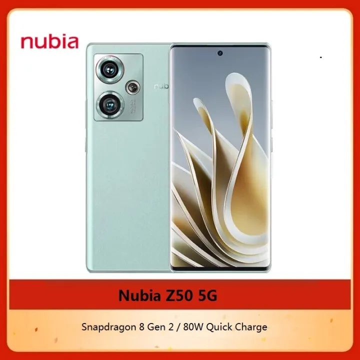 Nubia Z50 5G Cell Phone Snapdragon 8 Gen 2 Octa Core 6.67 inch 144Hz ...