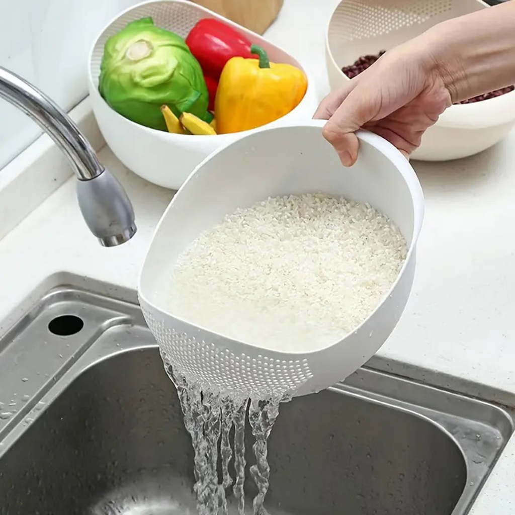 Multifunctional Rice Cleaner Rice Cleaner Basket Household Kitchen Rice ...