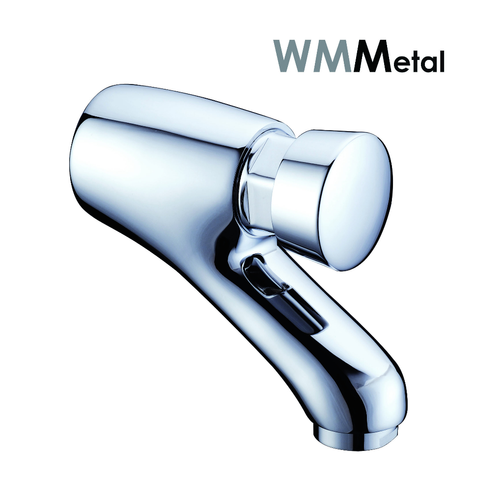 Chrome plated wall mounted time delay faucet push button wash basin ... Chrome plated wall mounted time delay faucet push button wash basin ...