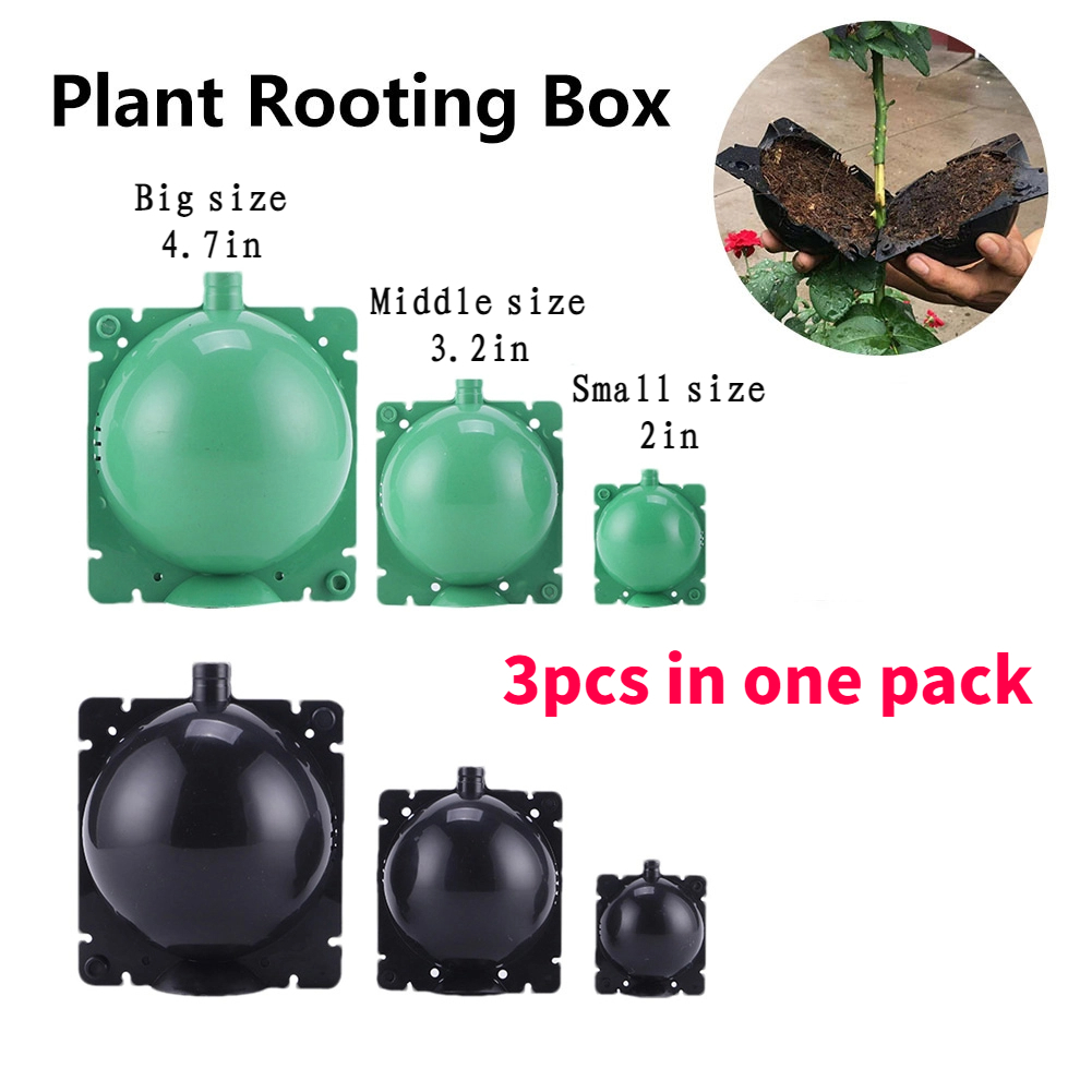3 in 1 pack Plant Rooting Device High Pressure Grafting Ball Boxes ...