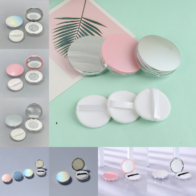 3g Ultra-thin Empty Loose Powder Box Pot Makeup Jar Sifter Container ...