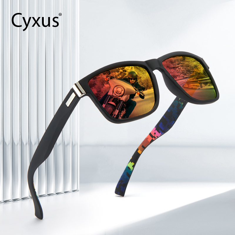 Cyxus Polarized Sunglasses Summer Anti-Glare Square Uv400 Driving ...