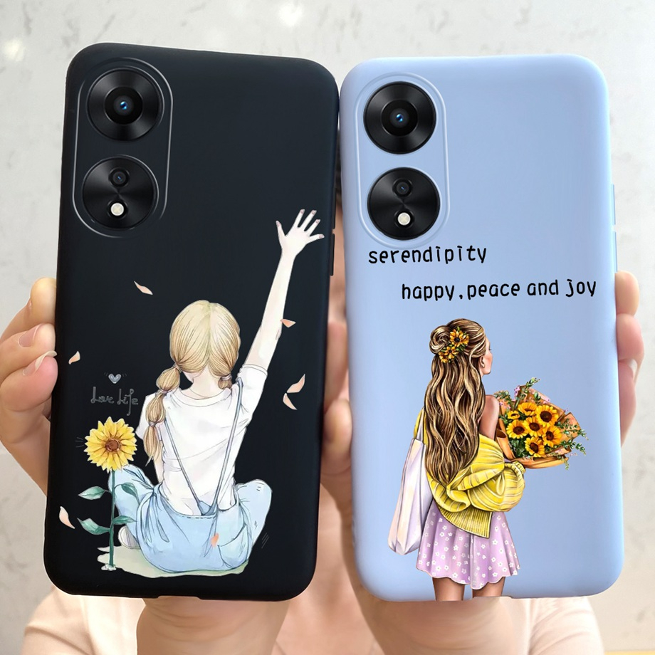 OPPO A78 4G CPH2565 / OPPO A78 5G CPH2483 CPH2495 Case Pretty Girl ...