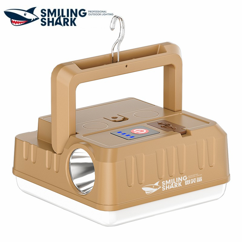 Smiling Shark Ly0265 Camping Light Tent Super Bright Lamp Flashlight ...