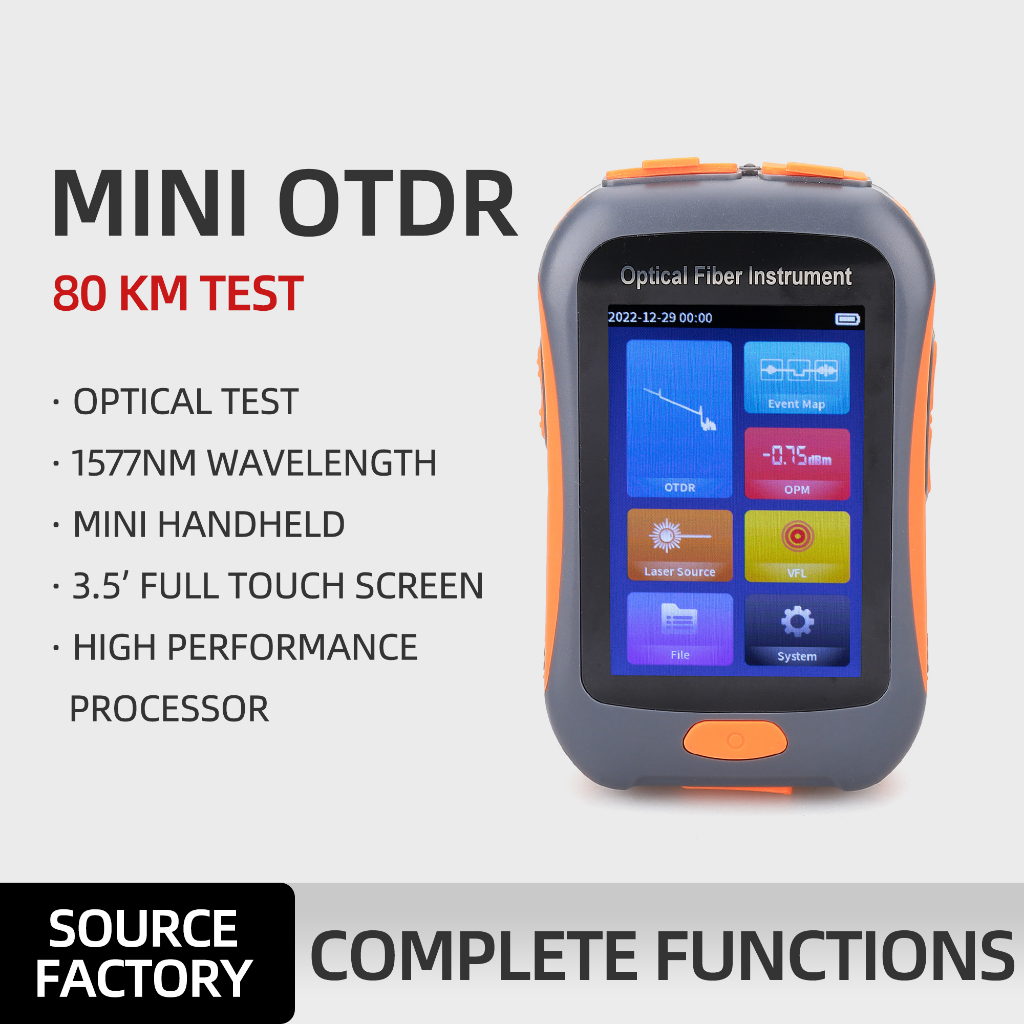Touch Screen type Measure Active Fiber Live Test Mini OTDR ...