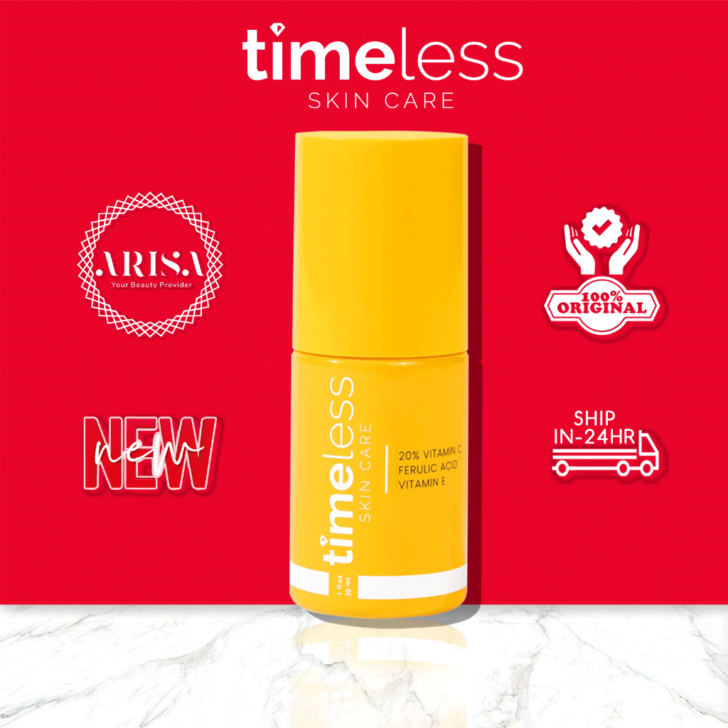 USA Timeless Skin Care 20% Vitamin C + E Ferulic Acid Serum 1 oz ...