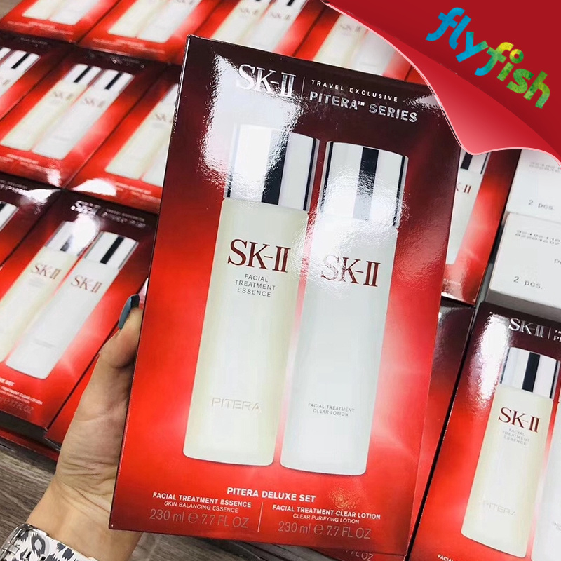 SK2 skii sk-II Skin Care Essence Lotion 230ml + Clear Lotion 230ml ...