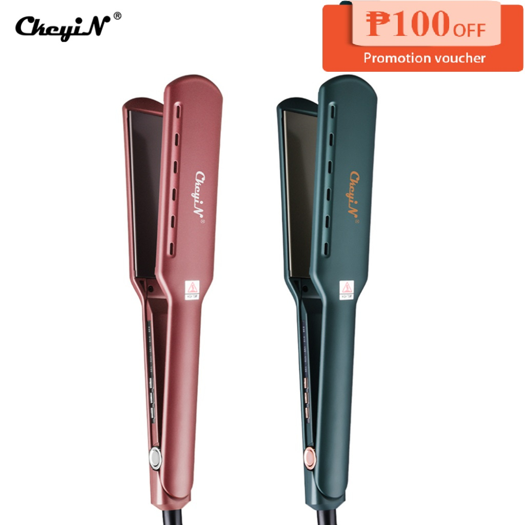 CkeyiN 44mm Hair Straightener 110-240v Hs312 | Shopee Philippines