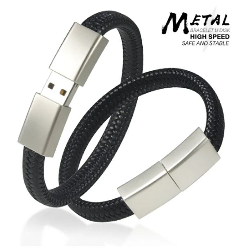 New Metal USB Flash Drive Bracelet Pen Drive 4GB 8GB 16GB 32GB 64GB ...