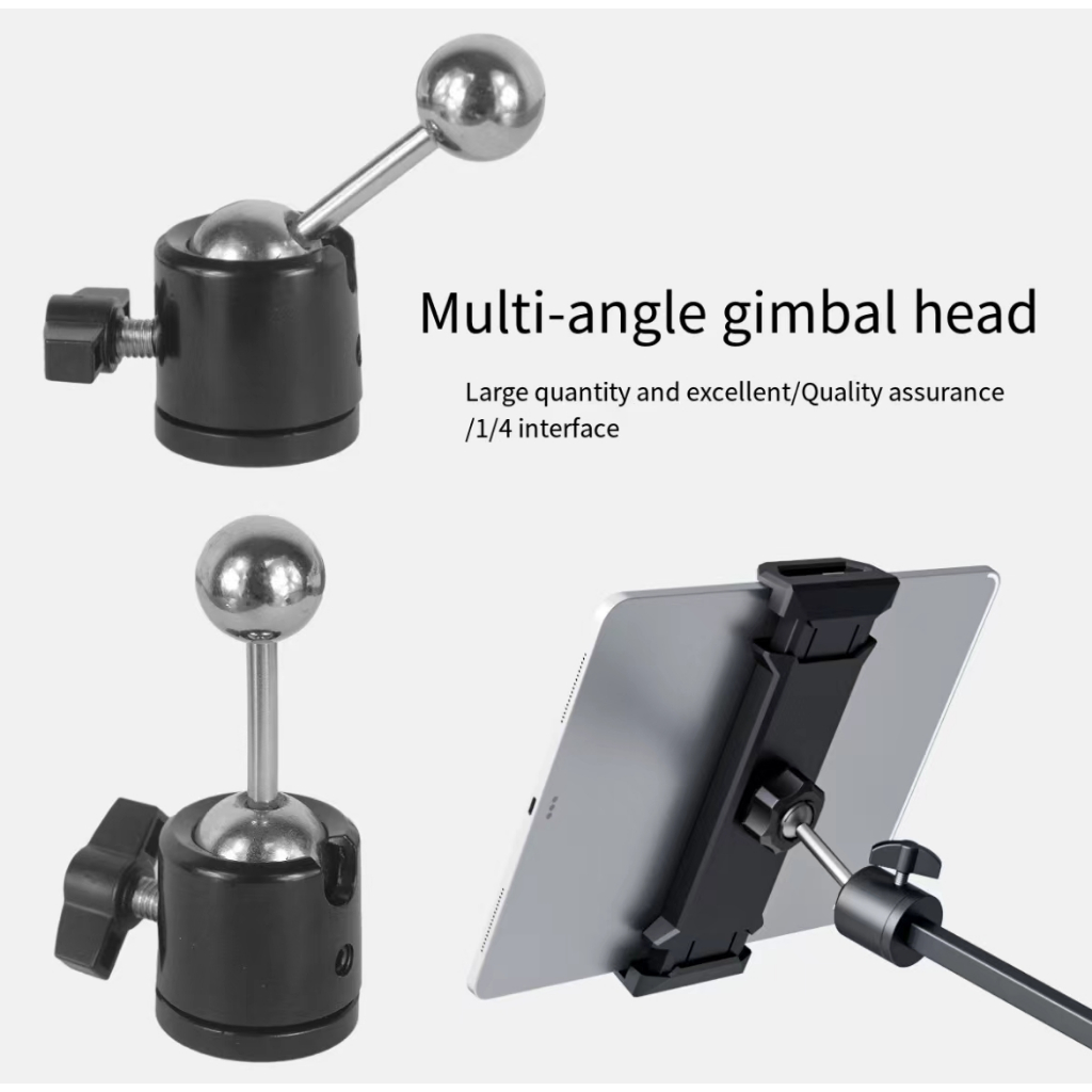 Metal Ball Head 360 Degree Rotating Universal Head Cell Phone Live ...