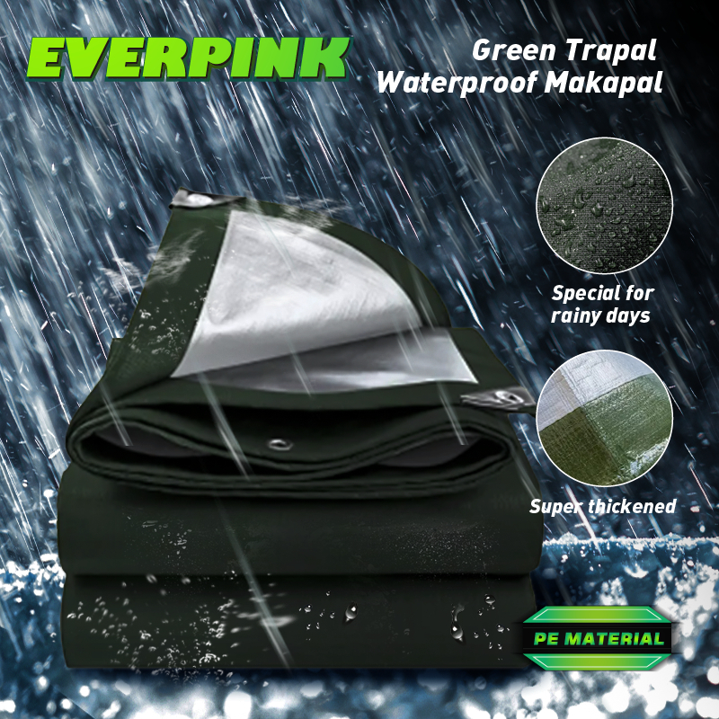 Trapal Tarapal Waterproof Makapal Tarpaulin Trapal Rain Rover Uv ...
