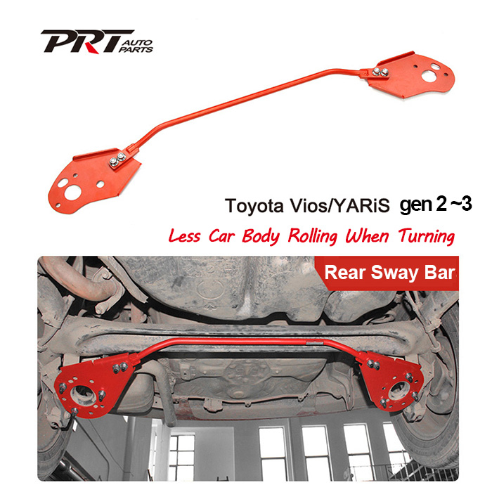 Chassis Rear Sway Bar for Toyota Vios / Yaris gen 2 & gen 3 Solid 16mm ...