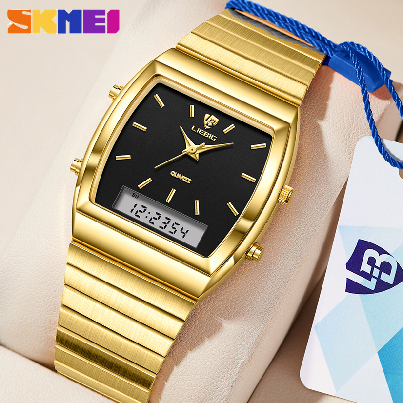 LIEBIG Skmei Business Men Luminous Dual Display Digital Watch L1039 ...