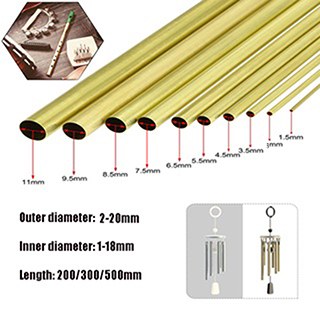 H62 Brass Tube Pipe Round Inner 2mm 3mm 4mm 5mm 6mm 7mm 8mm 9mm 10mm ...