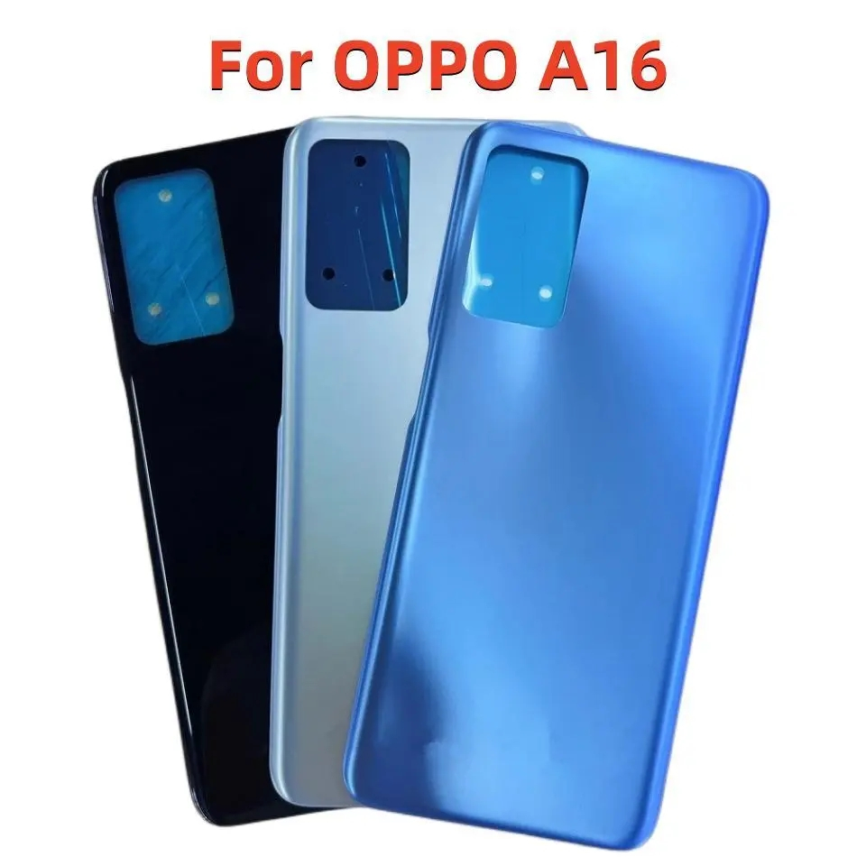 For OPPO A16 6.52" CPH2269 Battery Back Cover Plastic Repair Replace ...