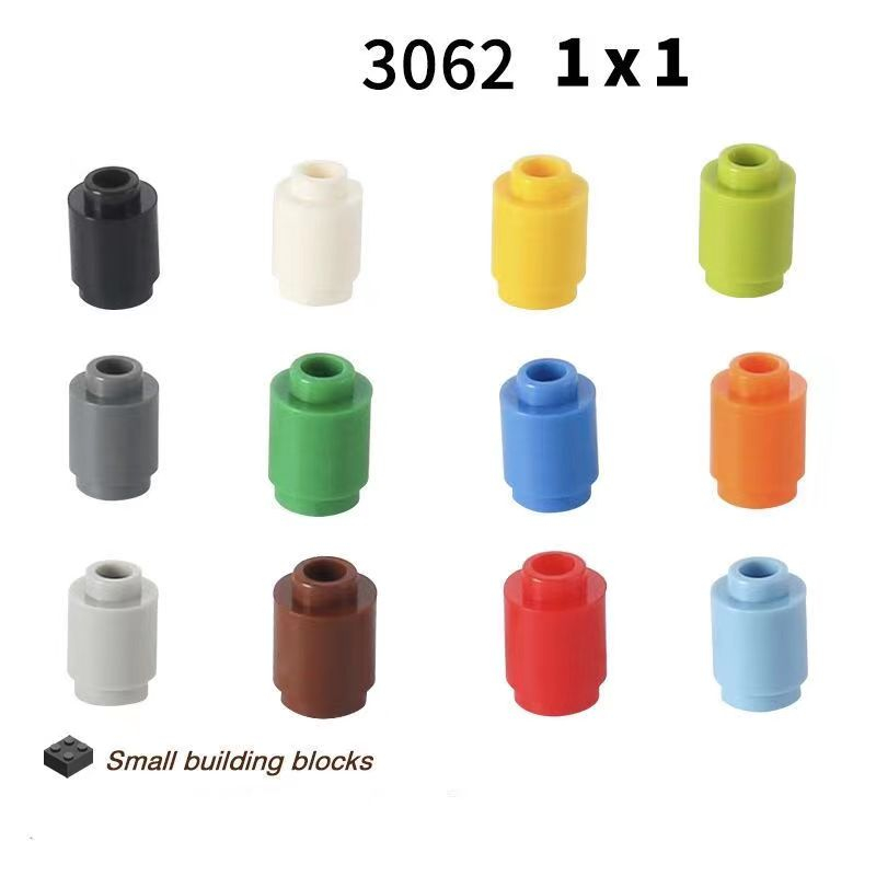 Diy Small Particle Building Blocks Compatible with 3062 Parts 1x1 ...