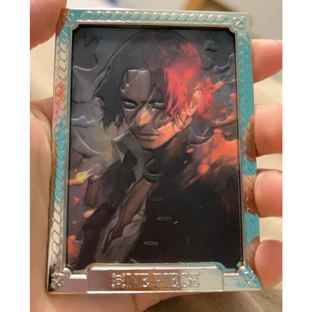 One Piece Card Anime Card Shanks Metal Number Card | Shopee Philippines
