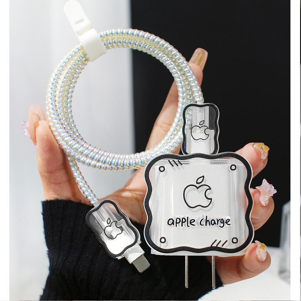 Wave logo charger case for ip13-data cable protection case for ...