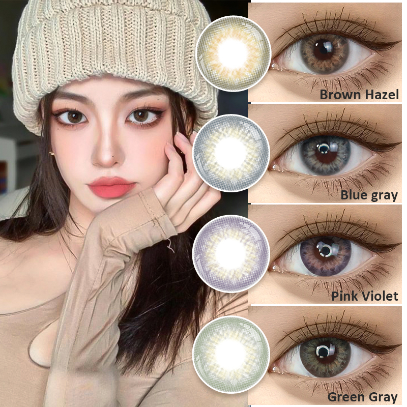 Sweet Bubbles Contact Lens Soft Brown Dna Taylor Eye Makeup With Free ...