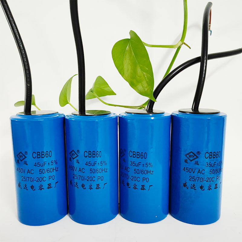 Cbb60 Motor Running Capacitor Water Pump Motor Starter Capacitor Safe ...