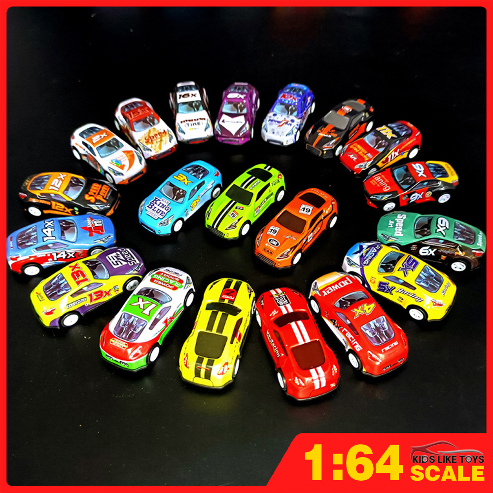 KLT 1:64 Mini Car Model iron car model pull back function car model ...