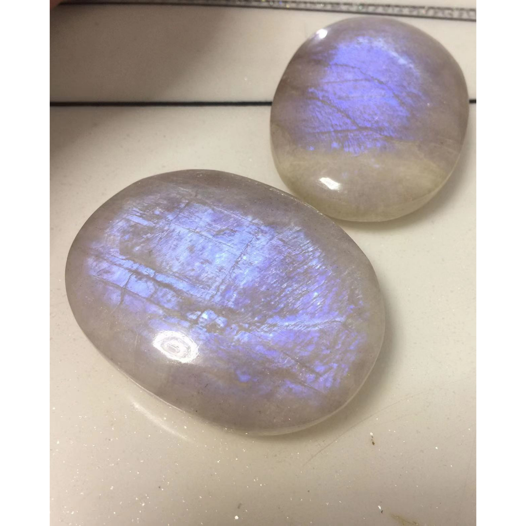 A Premium Moonstone Blue Moonlight Moonstone Play | Shopee Philippines