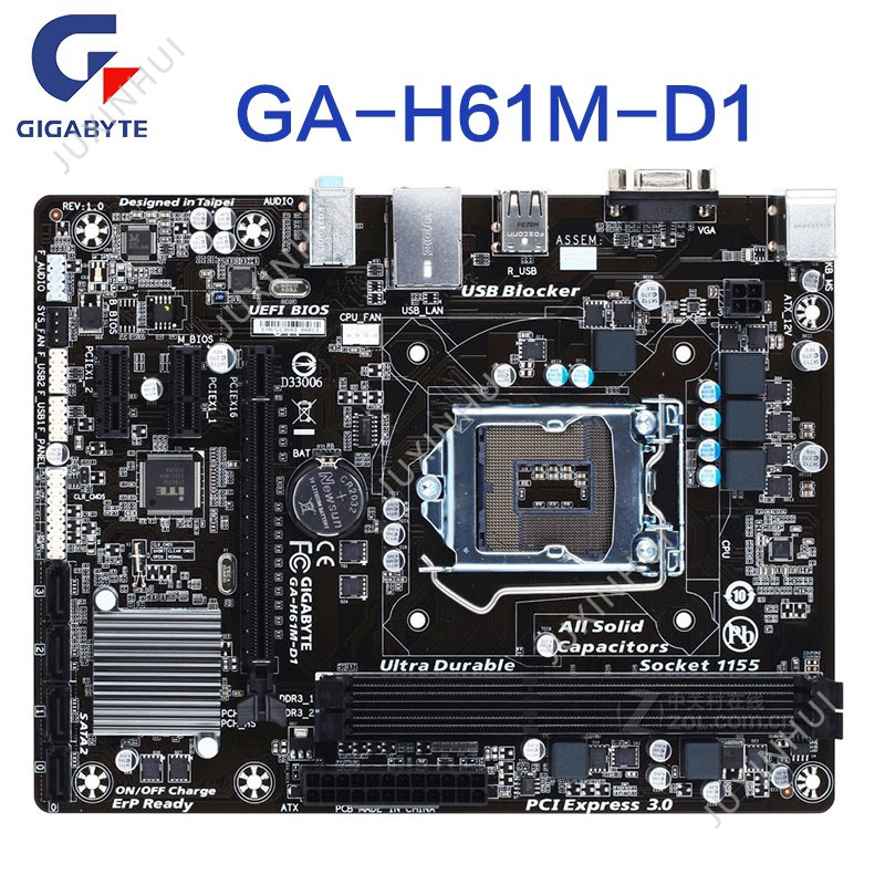 Gigabyte GA-H61M-DS2 H61M-S1 H61M-D1 motherboard H61M H61 DDR3 LGA 1155 ...