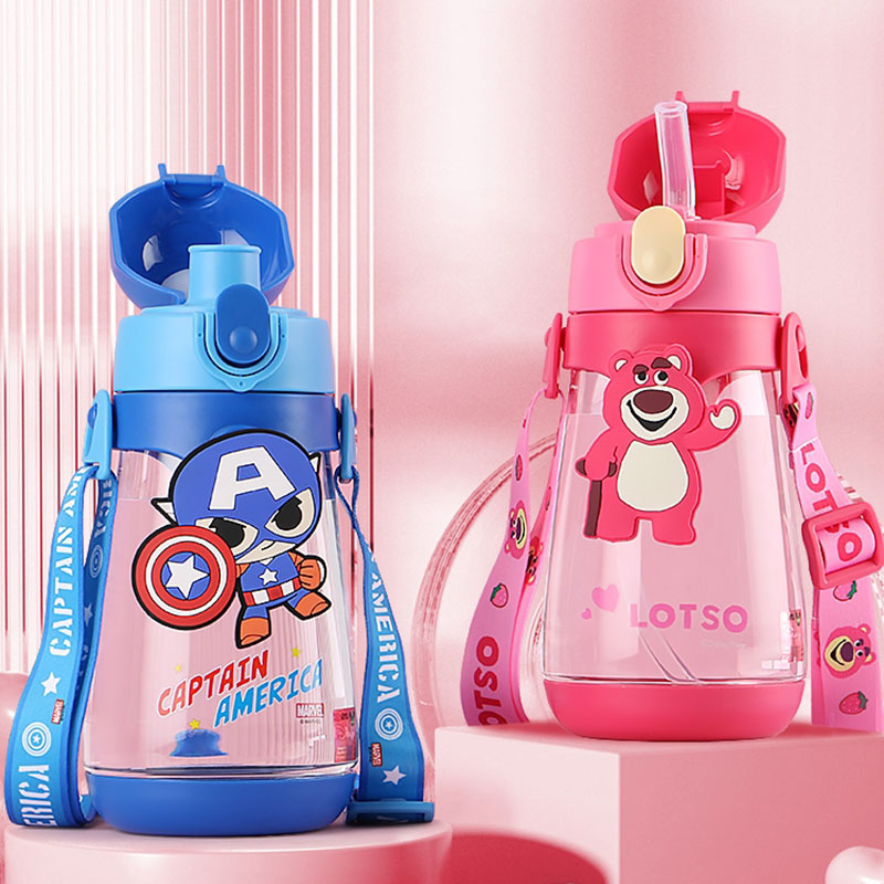Tumbler for kids/ Cute Disney Water Bottle Spider-man/Captain America ...