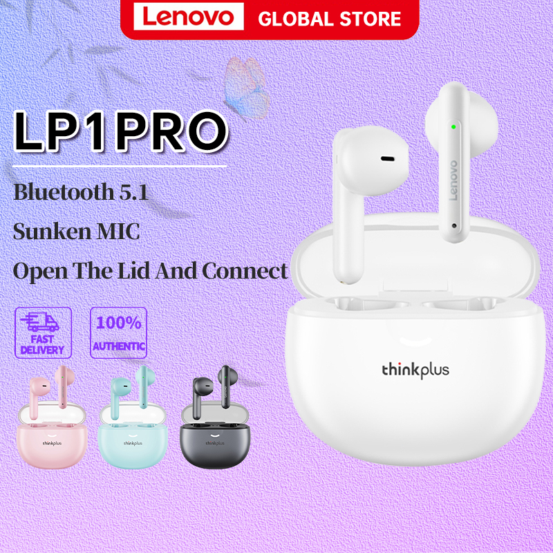 Lenovo Lp1 Pro Tws Bluetooth 5.1 Headphones Touch Hifi Stereo Bass Fast Charge Headphones With ...
