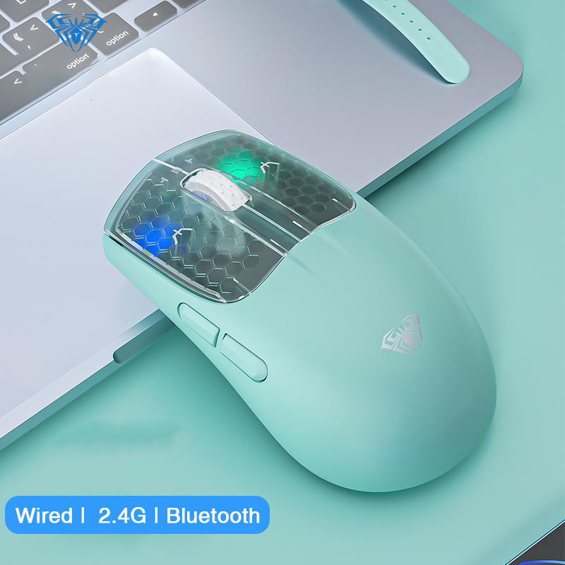 AULA SC560 Wireless Mouse E-sports Mouse Three-mode Connection Wired/2 ...