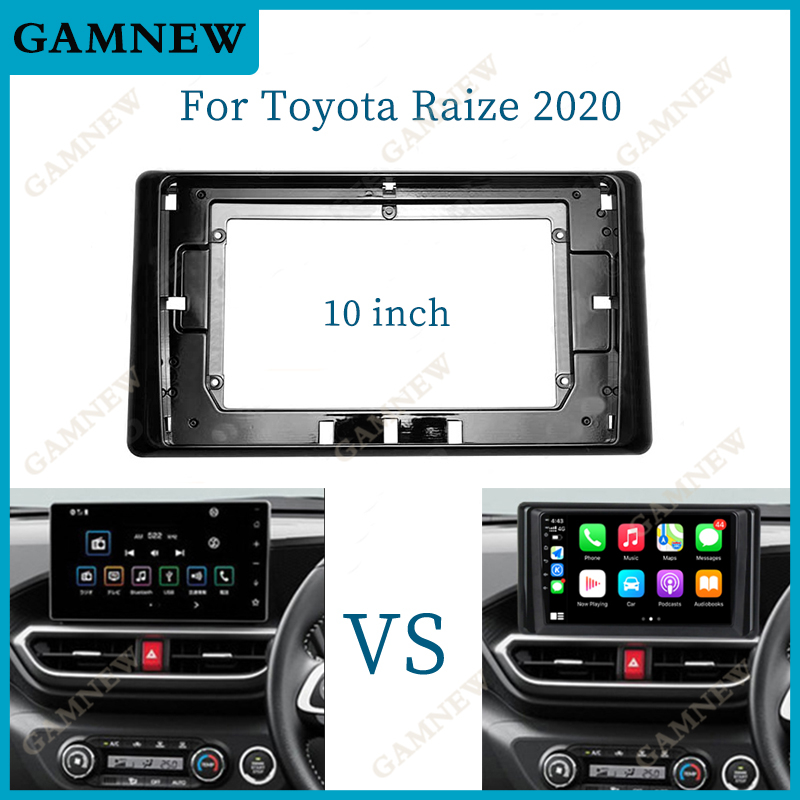 10 Inch Car Frame Fascia Adapter For Toyota Raize 2020 Android Radio ...