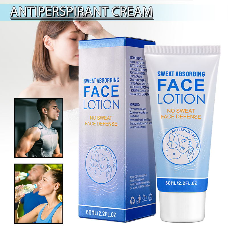 Sweat Absorbing Face Lotion Antiperspirant for Face Forehead Scalp Anti ...