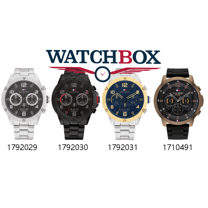 Tommy Hilfiger Men's Watch Three-Eye Men's Watch Stainless Steel Watch ...