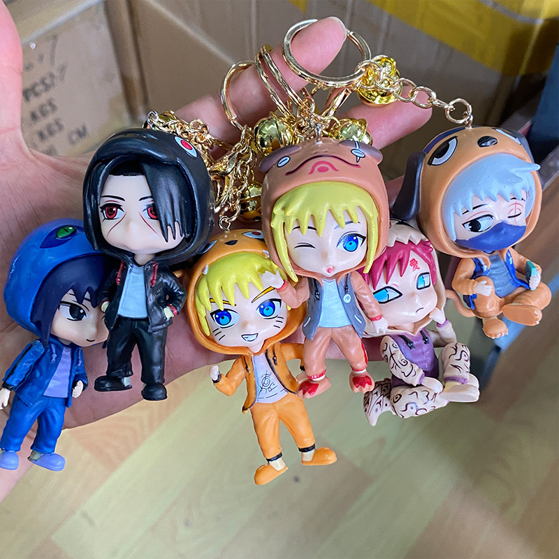 6Pcs/Set 7-8cm Anime Naruto Figure Uzumaki Naruto Gaara Kakashi Sasuke ...