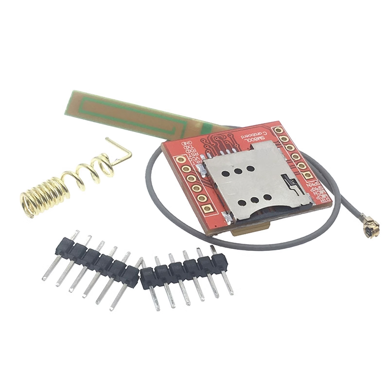 SIM800L module, GPRS interposer board, GSM microSIM card, Core board ...