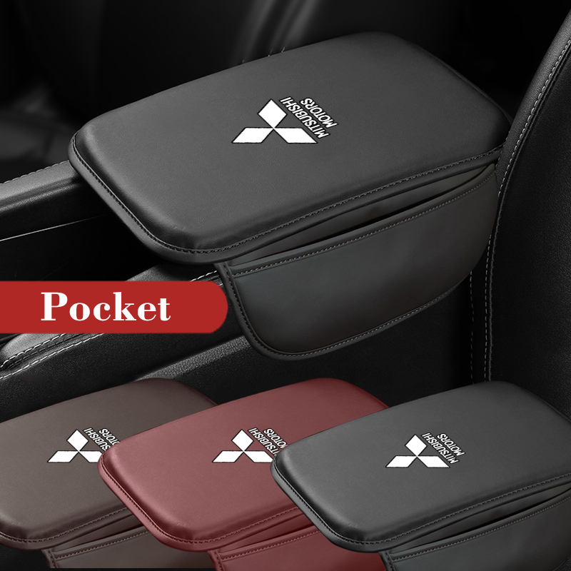 Car Central Control Storage Type Nappa Leather Armrest Box Mat Have ...